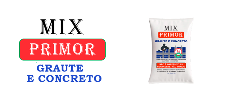 Mix Primor Graute e Concreto - Mix Primor